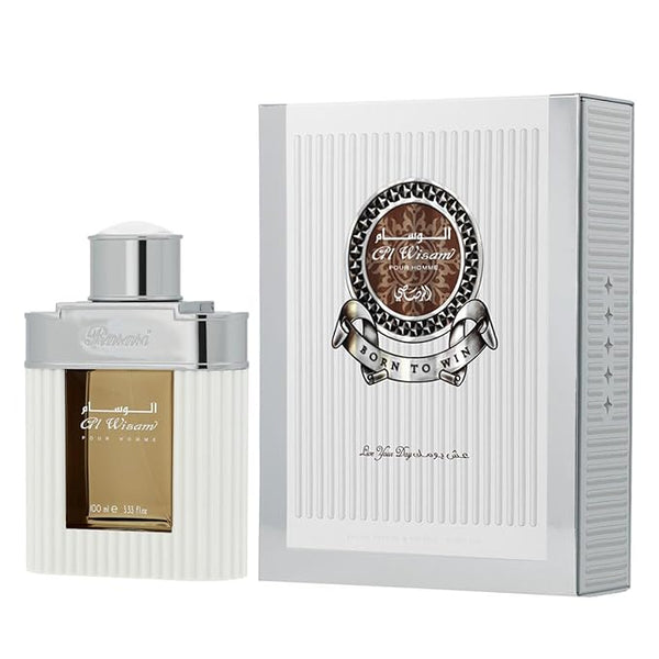 Rasasi Al Wisam Day Born to Win EDP Spray for Men 3.4 Ounce – 8a Fragrance