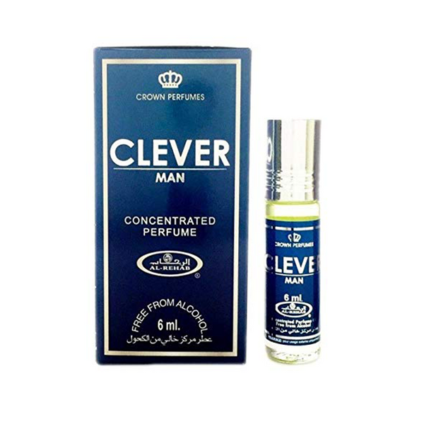 AL Rehab Clever Man Perfume Oil 6ml – 8a Fragrance
