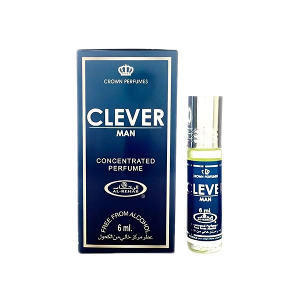 AL Rehab Clever Man Perfume Oil 6ml – 8a Fragrance