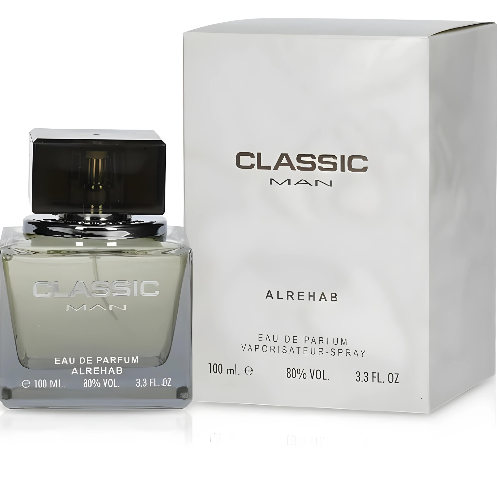 Al-Rehab Classic Man - Eau de Parfum Spray - For Men - 100ml(3.33 Fl O ...