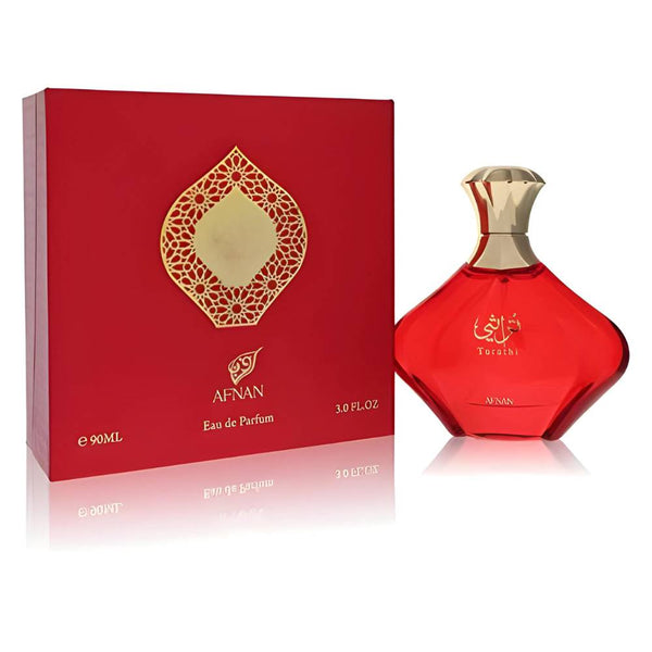 Afnan Turathi Red Eau de Parfum Spray for Women 3 Ounce – 8a Fragrance