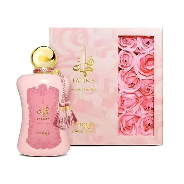 Afnan Zimaya Fatima Pink Extrait de Parfum for Women 3.4 oz – 8a Fragrance